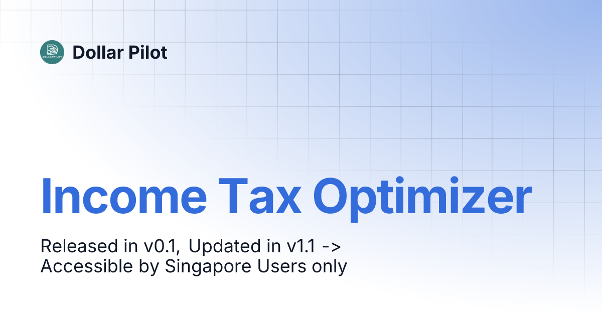 Income Tax Optimizer | Dollar Pilot